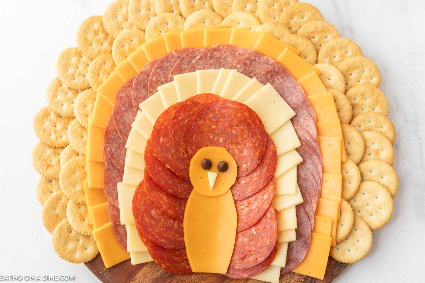 Gobble It Up: How To Make A Turkey Charcuterie Board - ICA