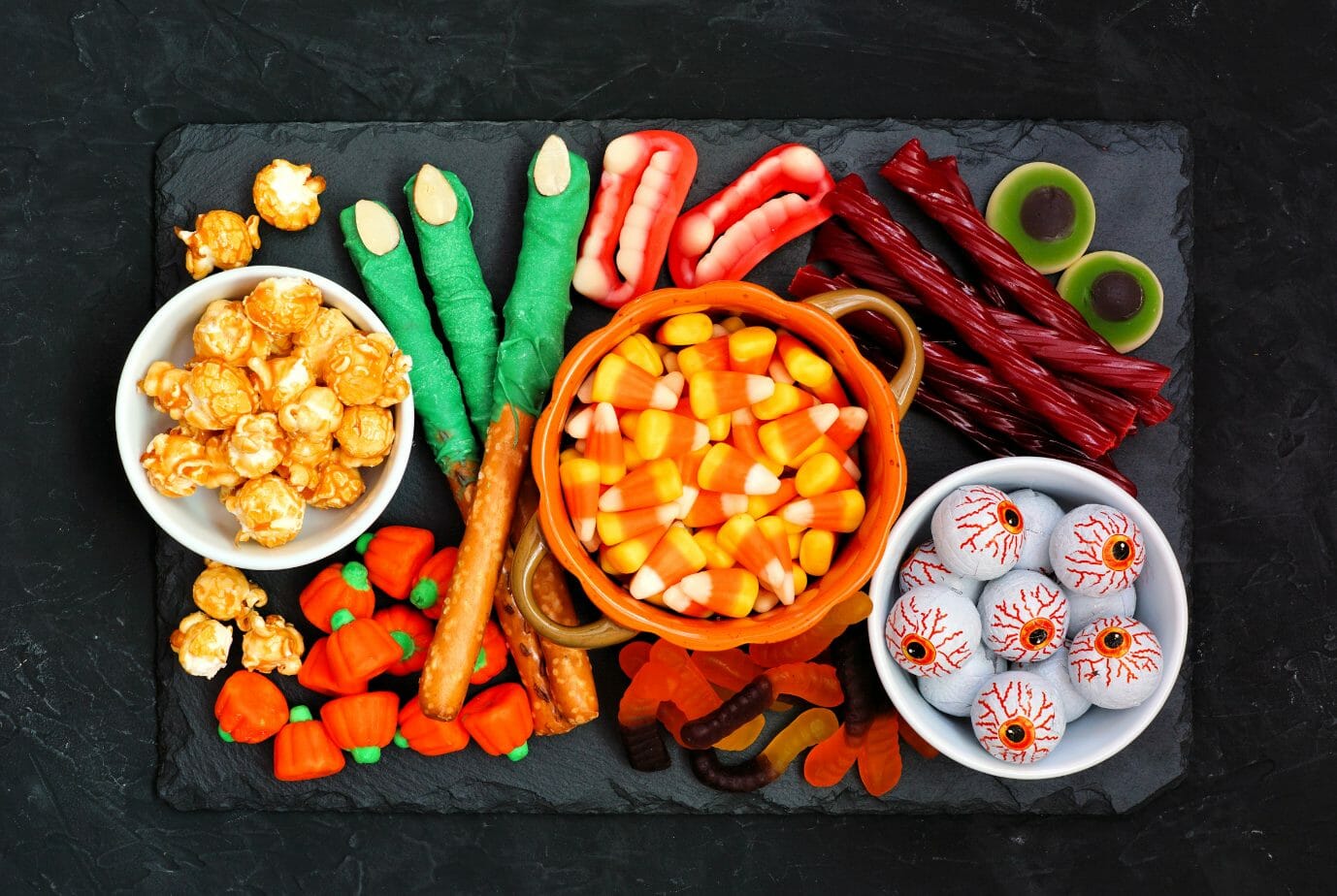 Spooktacular Halloween Candy Charcuterie Board Ideas - ICA