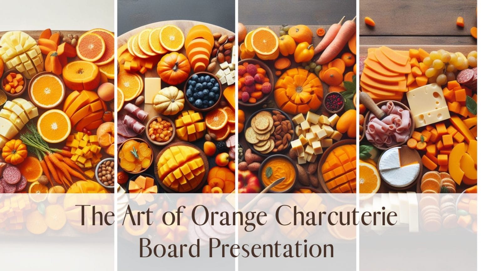 The Art of Orange Charcuterie Board Presentation