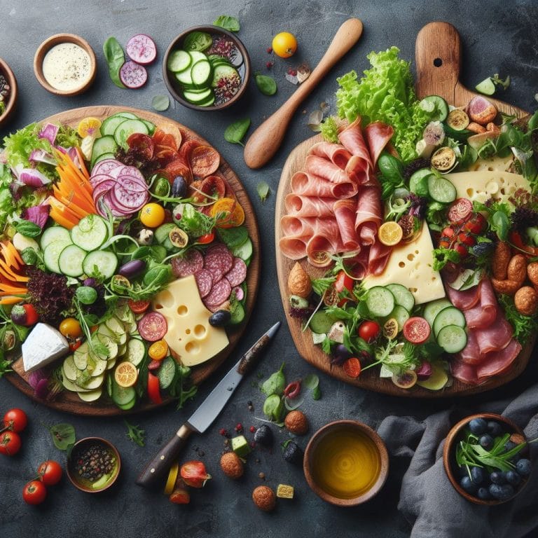 Delicious And Fresh Salad Charcuterie Board Ideas - ICA
