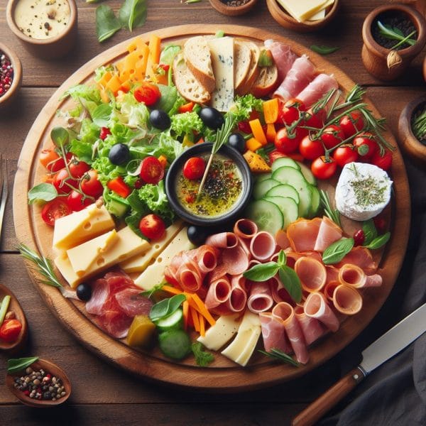 Delicious And Fresh Salad Charcuterie Board Ideas - ICA