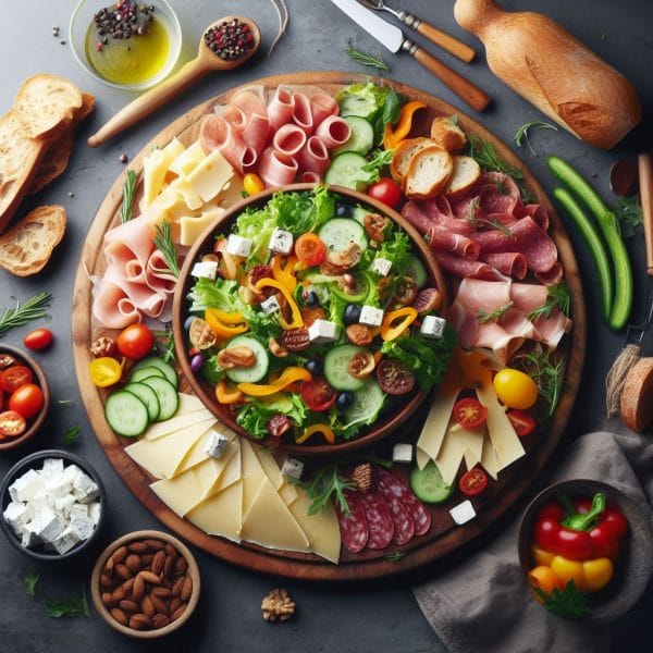 Delicious And Fresh Salad Charcuterie Board Ideas - ICA