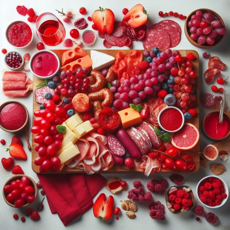 Crimson Creations: Crafting A Red Charcuterie Board - Charcuterie ...