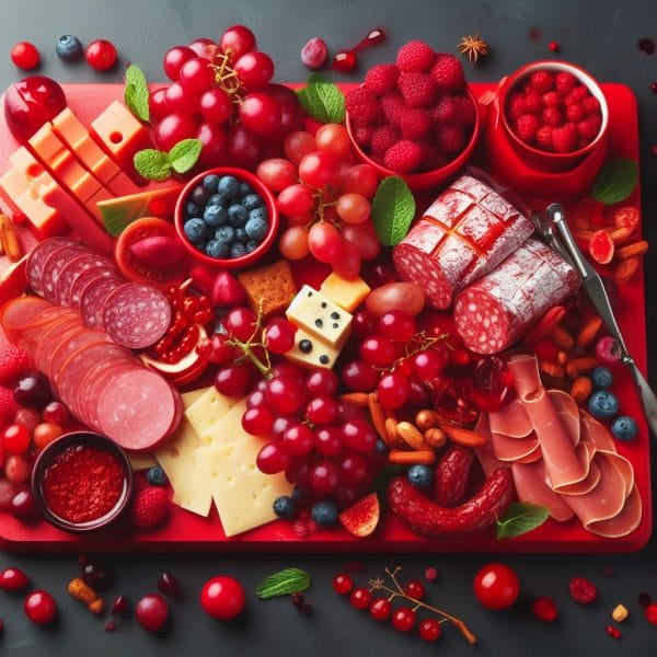 Crimson Creations: Crafting A Red Charcuterie Board - Charcuterie Association