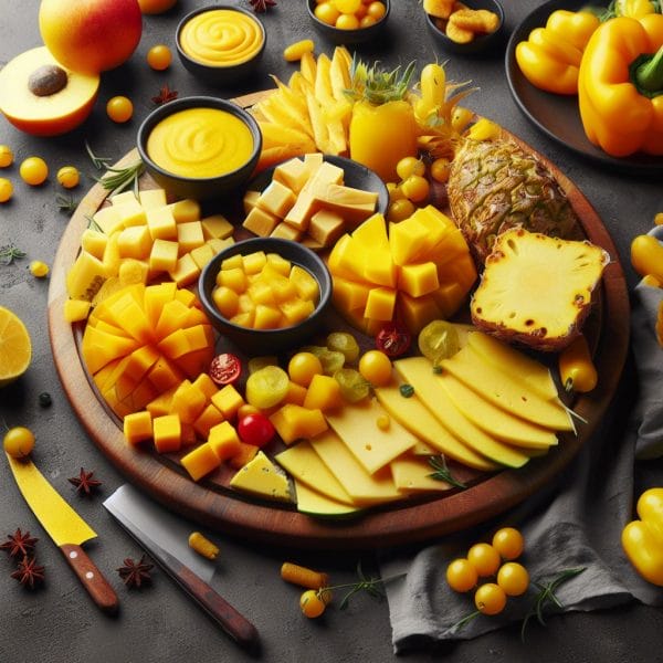 Bright and Delicious: Yellow Charcuterie Board Ideas