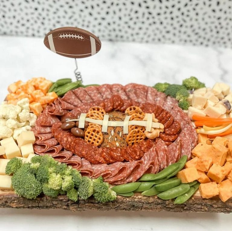 Game Day Grazing: Score Big With A Football Charcuterie Board ...